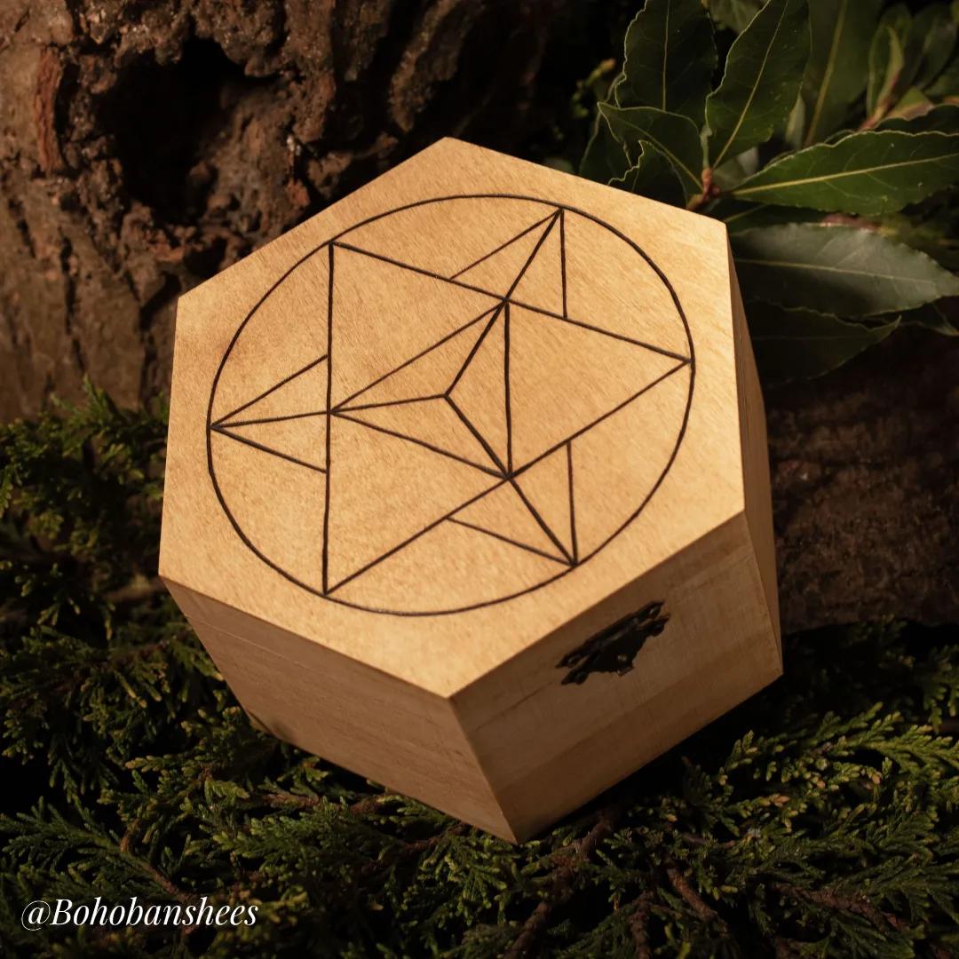 Sacred Geometry Crystal Grid Boxes