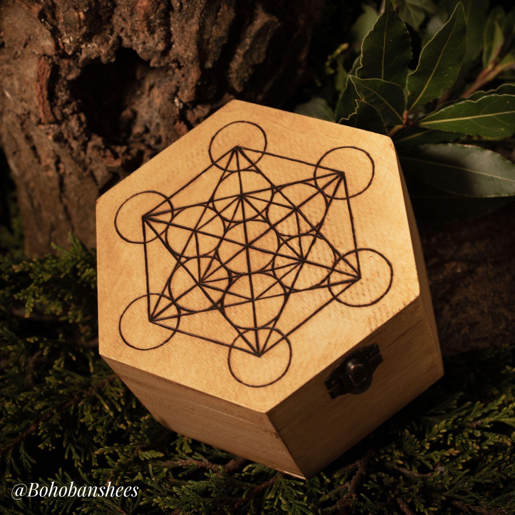 Sacred Geometry Crystal Grid Boxes
