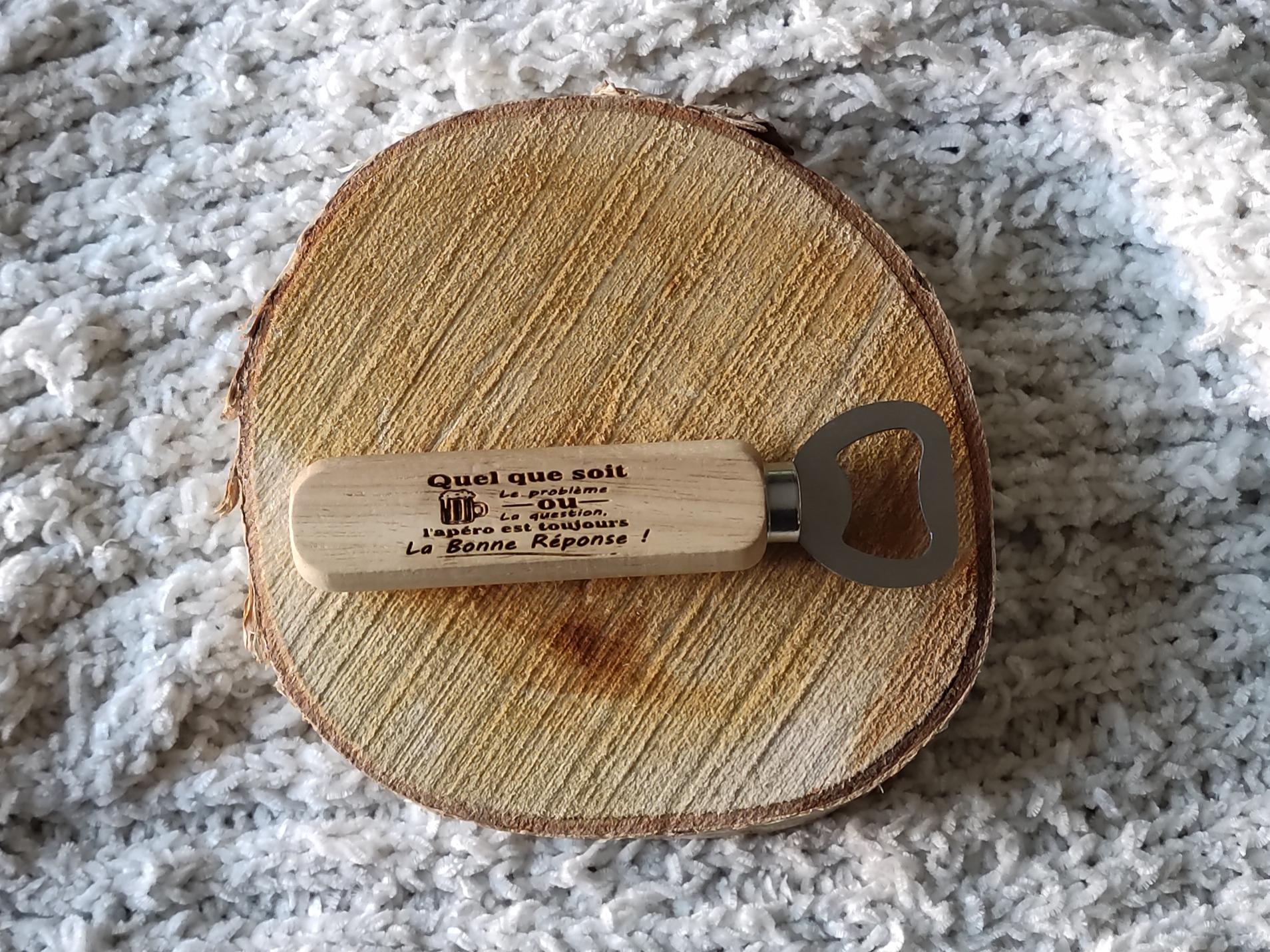 Décapsuleur à personnaliser