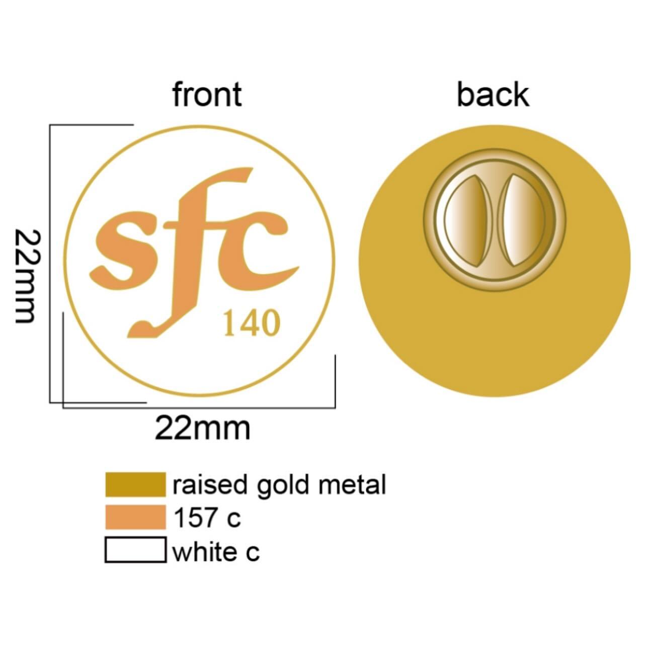 SFC 140 Pin Badge - Stenhousemuir FC