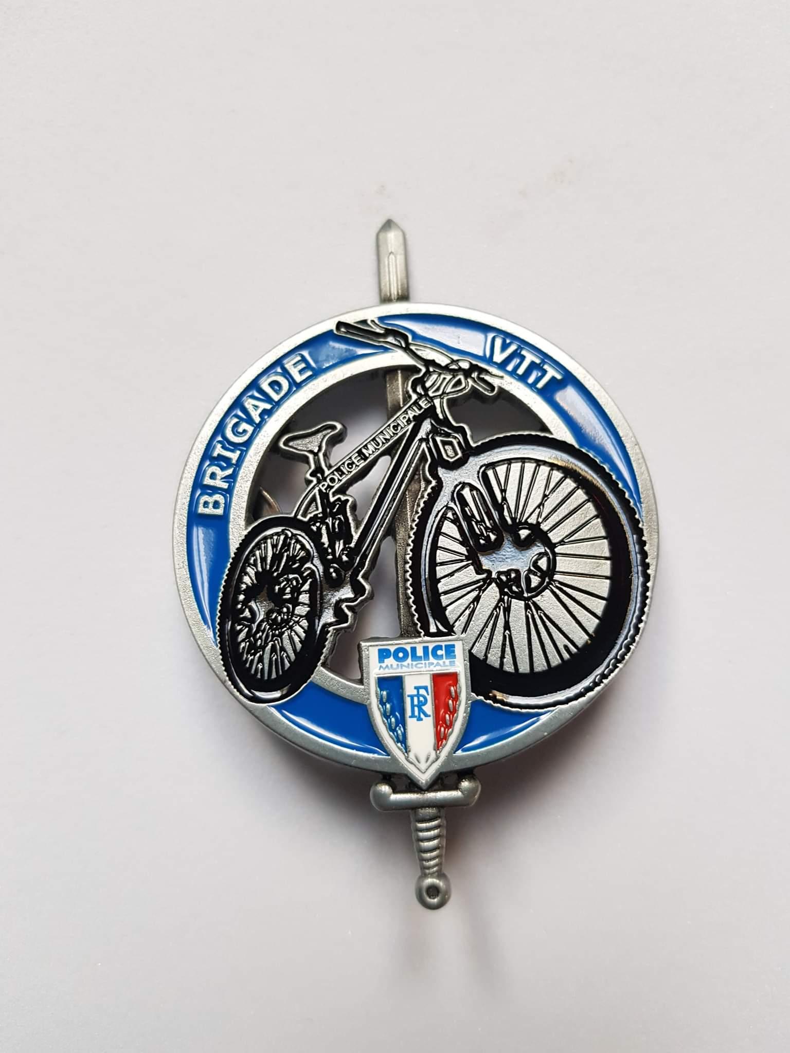Insigne métallique Brigade VTT